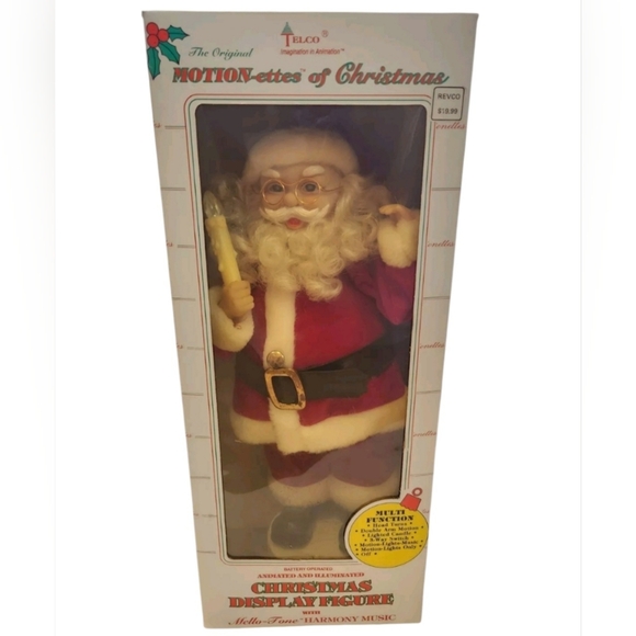 Elco | Holiday | Vintage Telco Motionettes Of Christmas Santa Claus ...
